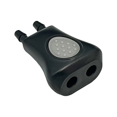 BP Connector, Dual Quick connect, female, plastic